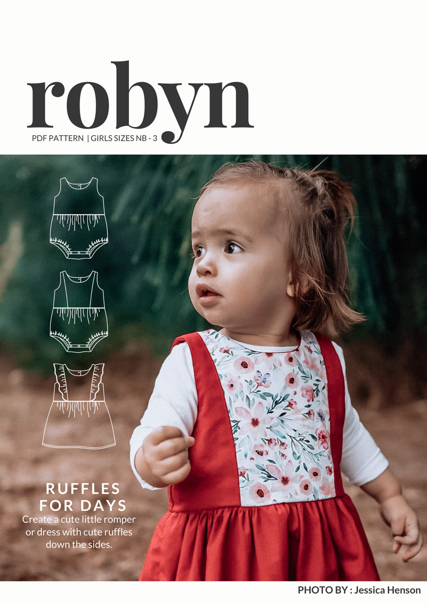 Robyn Baby Dress, Top & Romper – Bebekins Patterns